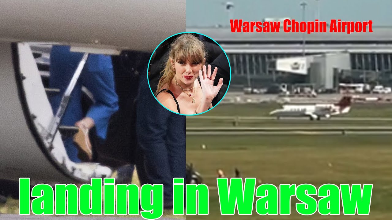 OMG! Taylor Swift's PRIVATE PLANE successfully landed at Warsaw Chopin ...