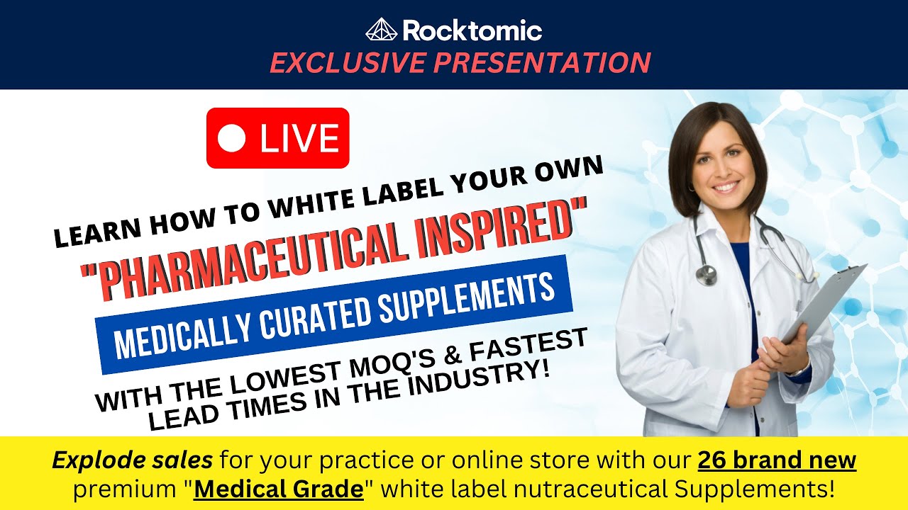 [LIVE] White Label Your Own "Pharmaceutical Inspired" Medical Grade ...