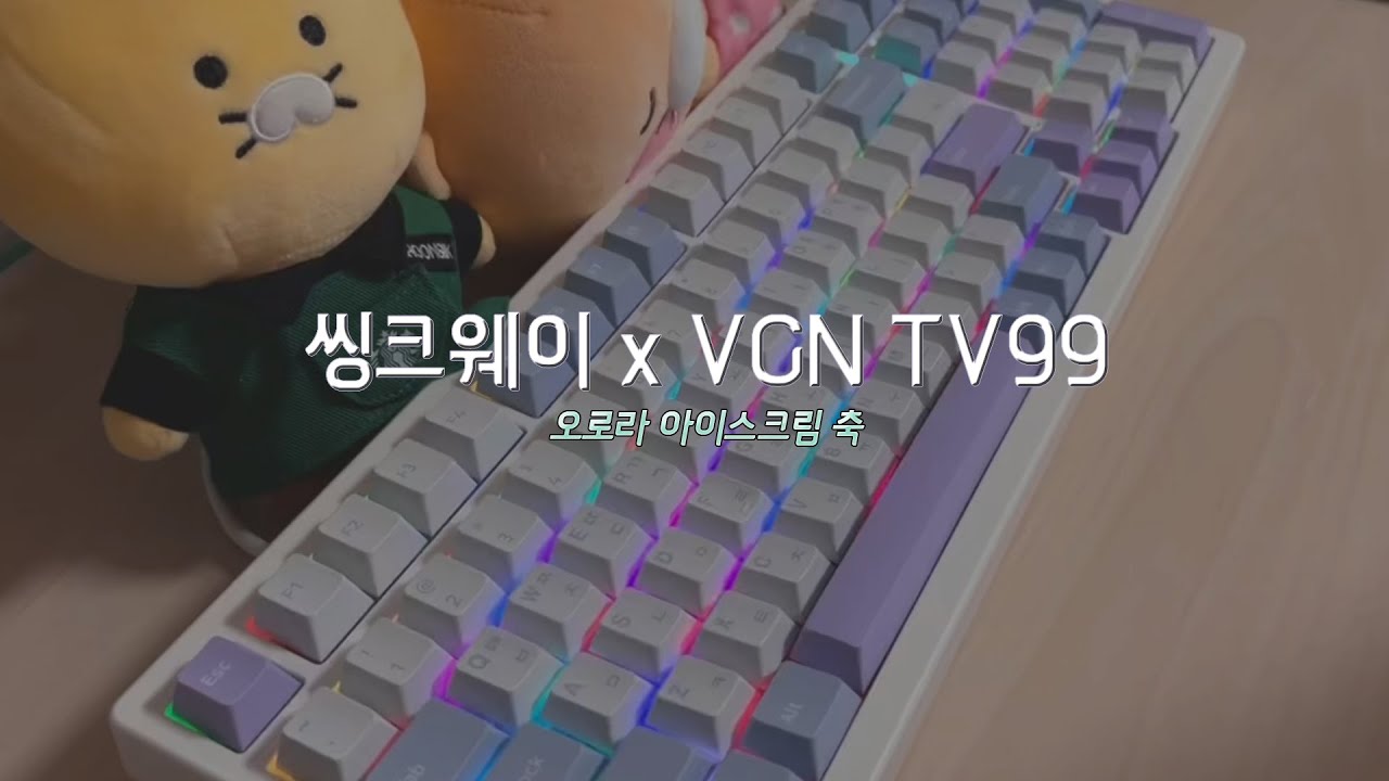 씽크웨이 X VGN TV99 오로라 아이스크림 타건 - YouTube