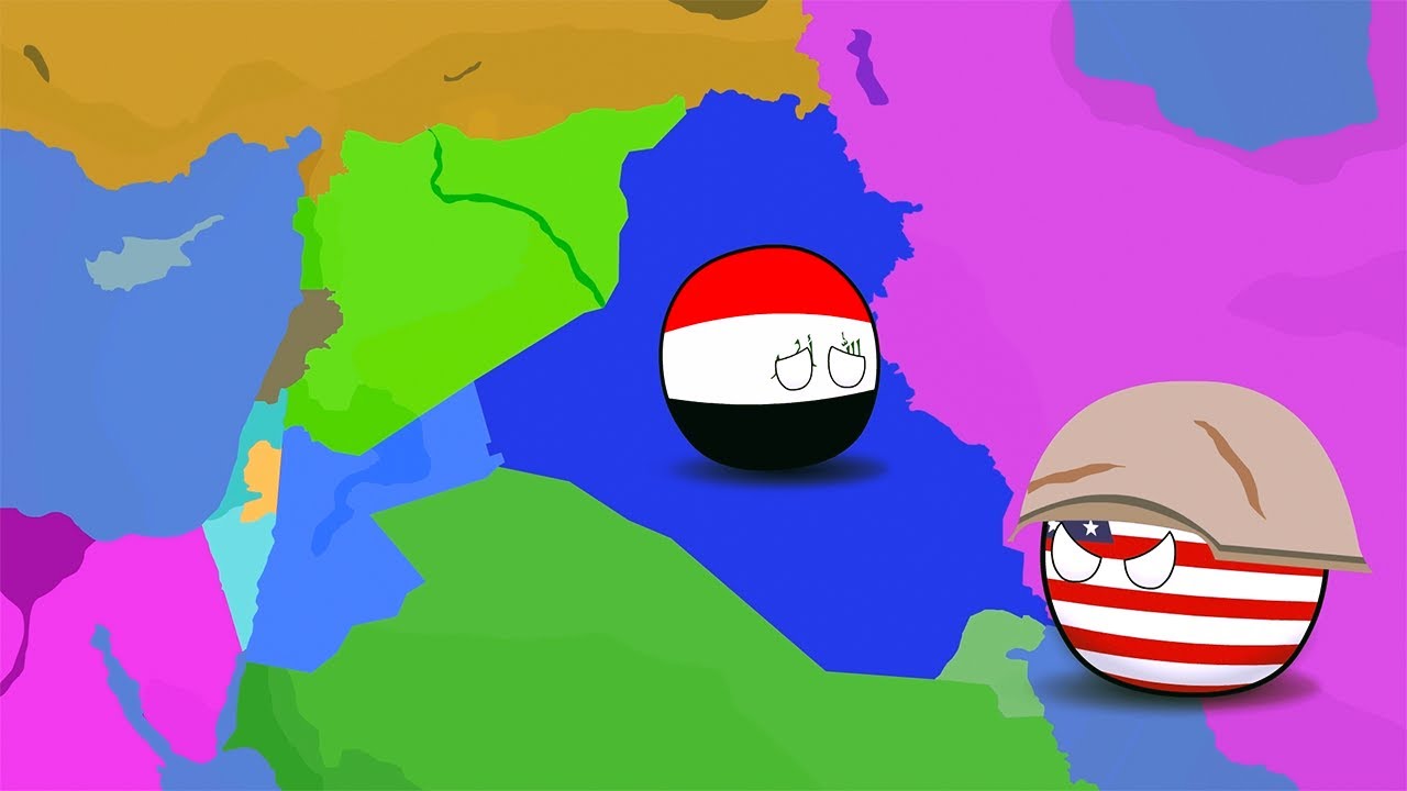 COUNTRYBALLS : IRAQ WAR 2003 - HISTORY - YouTube