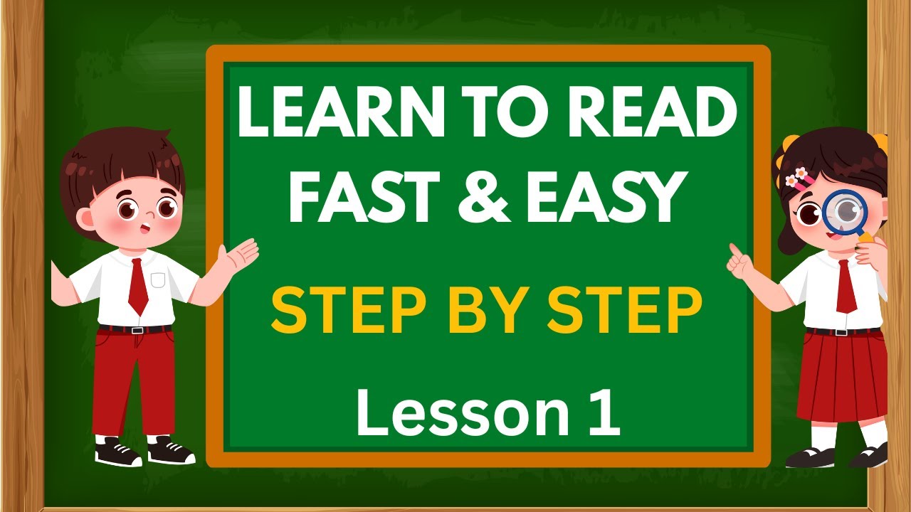 LEARN TO READ FAST & EASY for CHILDREN ----Lesson 1----Reading Skills ...