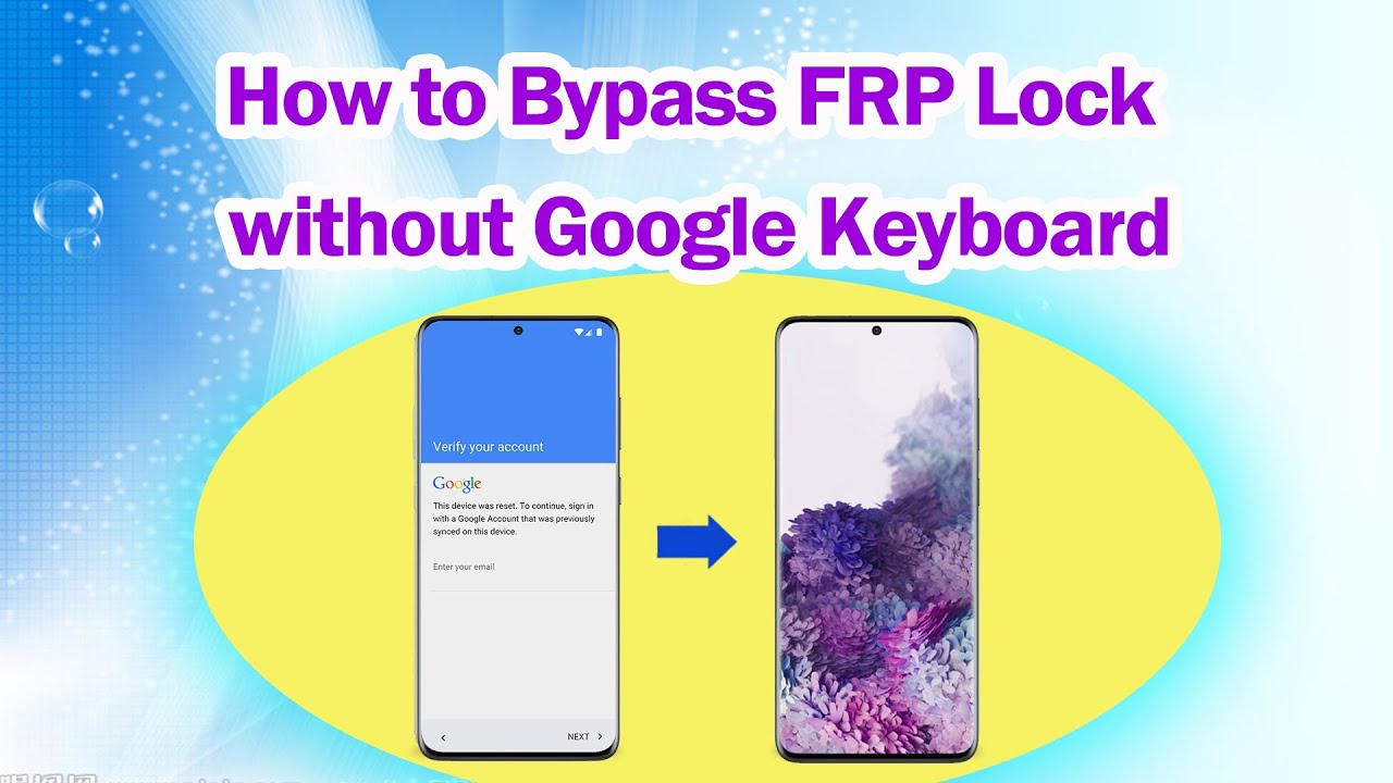 How to Bypass FRP Lock without Google Keyboard | FRP Unlock 2024 - YouTube
