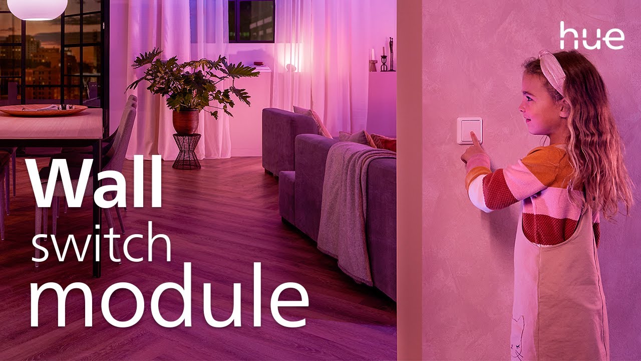 Discover the Philips Hue Wall Switch Module for Smart Lighting - YouTube