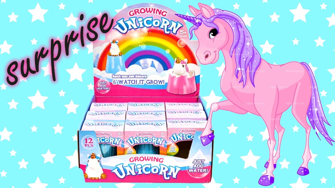 Growing unicorn - groeiende magische eenhoorn - YouTube