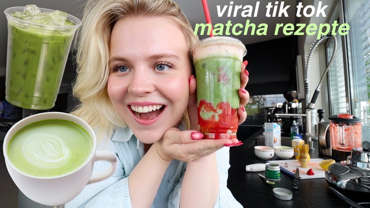 ich teste virale tik tok matcha rezepte - YouTube