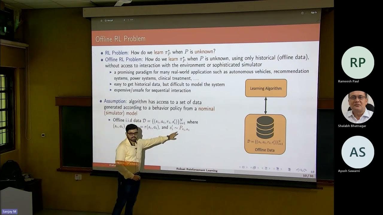 Title: Robust Reinforcement Learning using Offline Data by Kishan Panaganti (Caltech) - YouTube