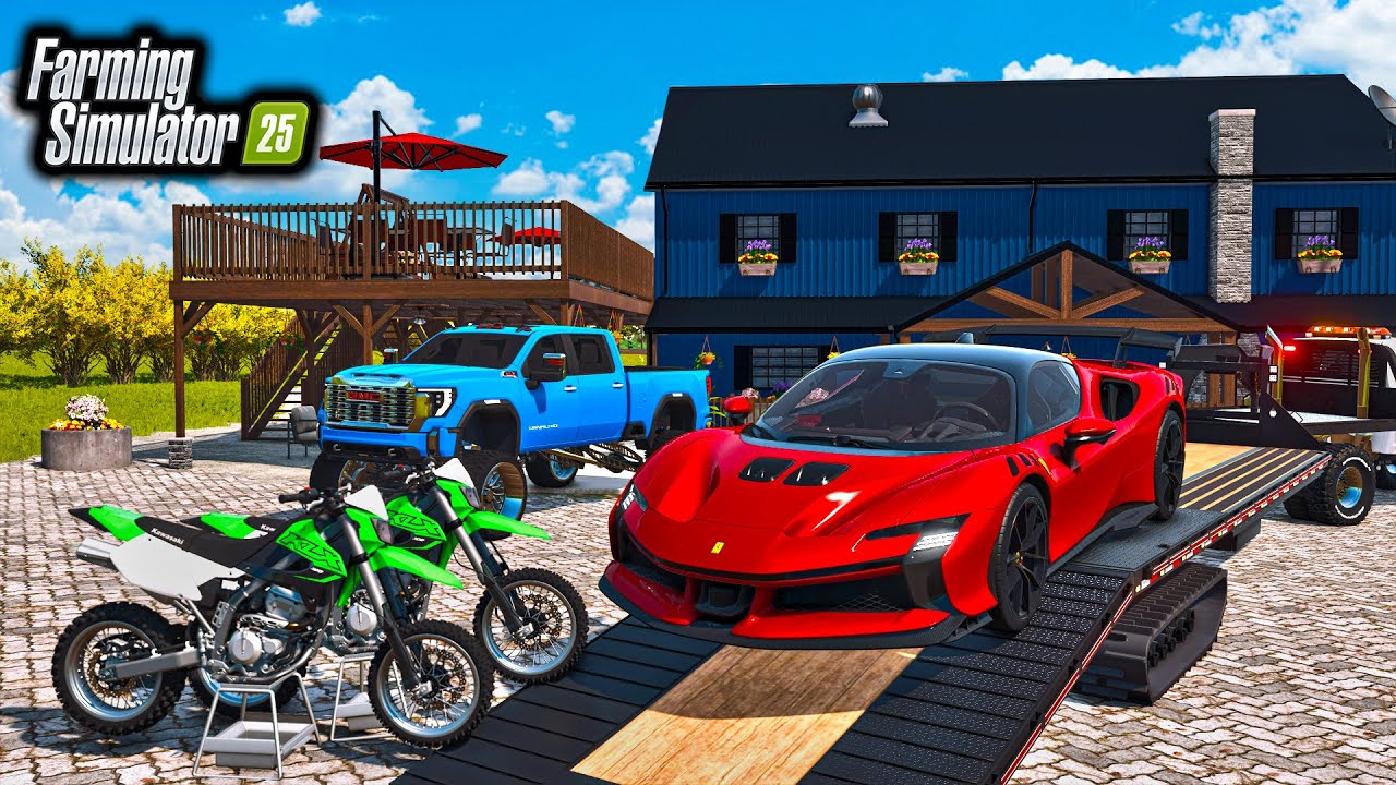BUILDING "AWESOME" $2,999,999 RANCH MANSION! (LIFTED TRUCKS + SUPERCARS ...