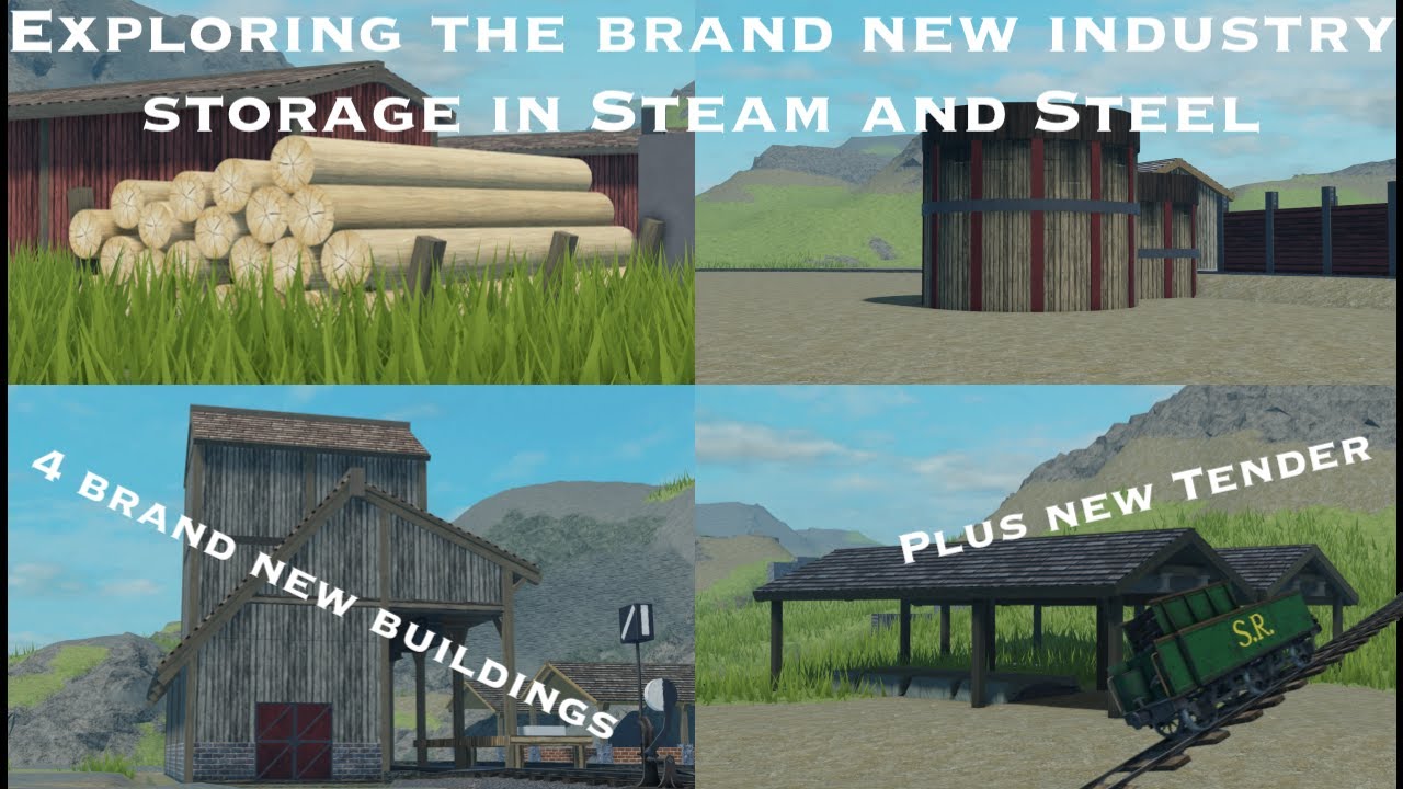 Checking out the New industry buildings in Steam and Steel - YouTube