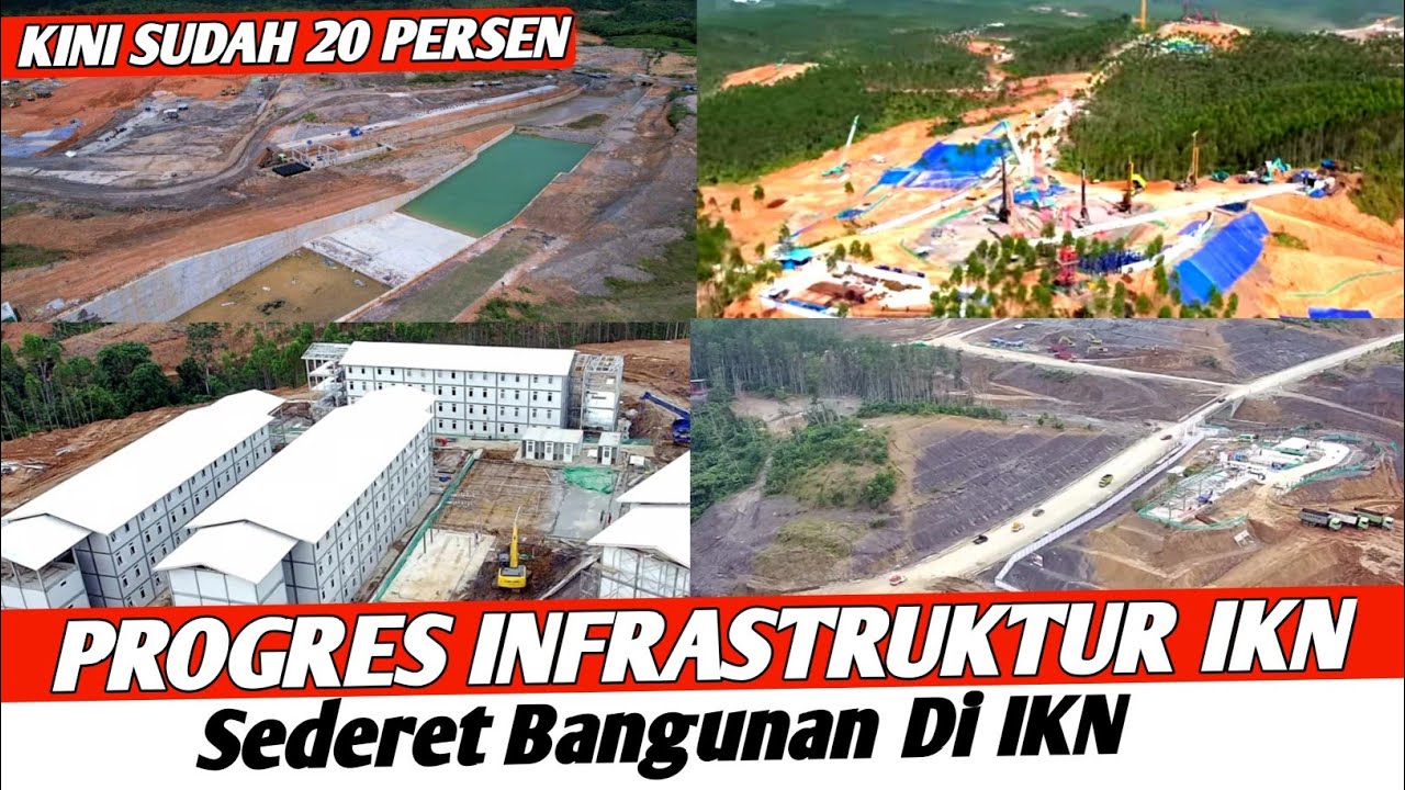 IKN HARI INI‼️ Deretan Pembangunan IKN Nusantara || Istana Presiden ...
