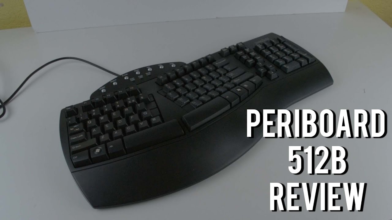 Periboard 512B Ergonomic Keyboard Review! - YouTube