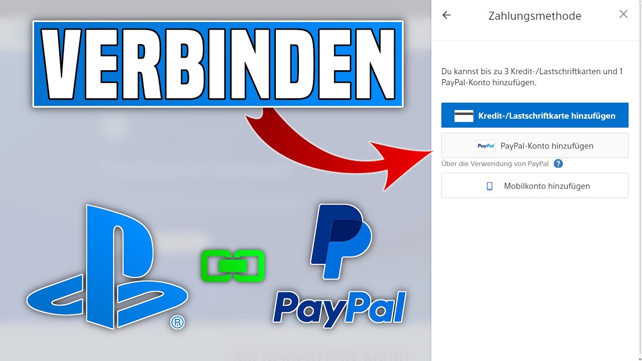 PlayStation PAYPAL Konto HINZUFÜGEN: So VERBINDEST du PayPal mit deiner ...