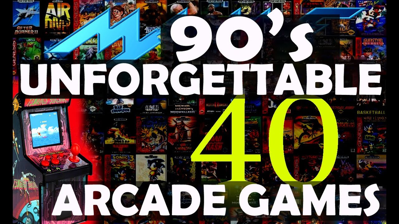 90's Unforgettable 40 Arcade Games - YouTube