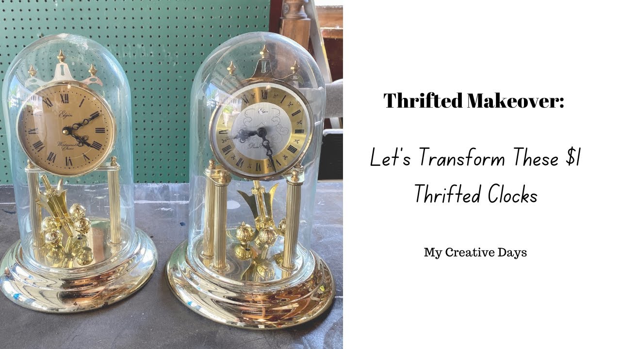 Transforming Thrifted Clocks: DIY Makeover for Stunning Home Decor ...