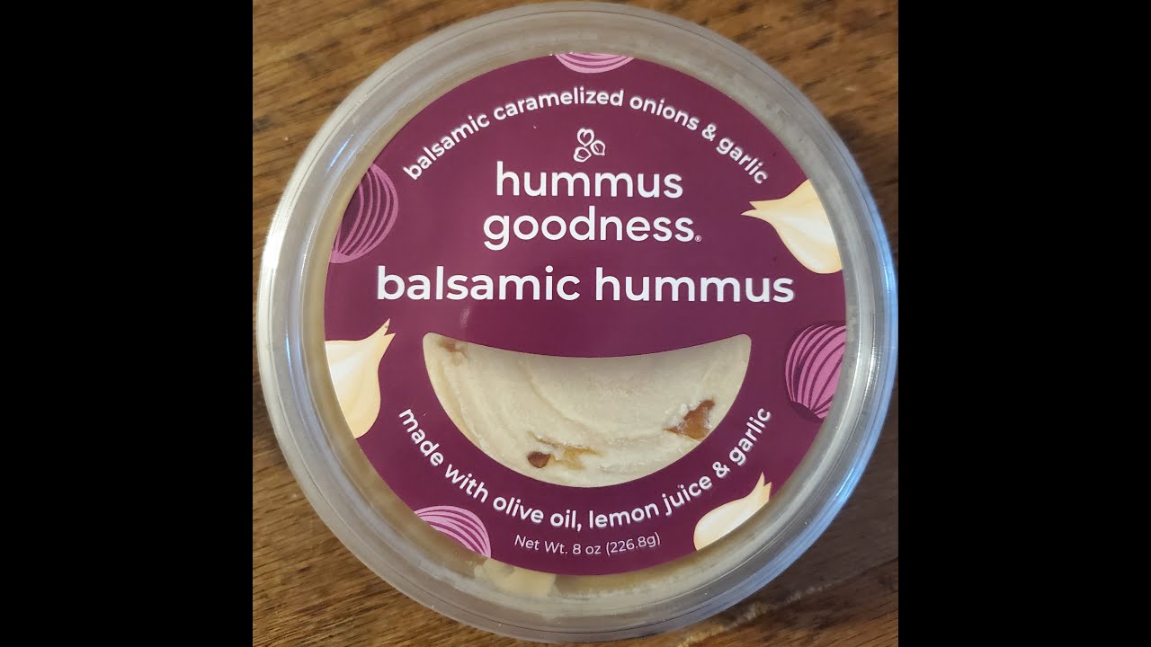 Hummus Goodness Balsamic Hummus Review - YouTube