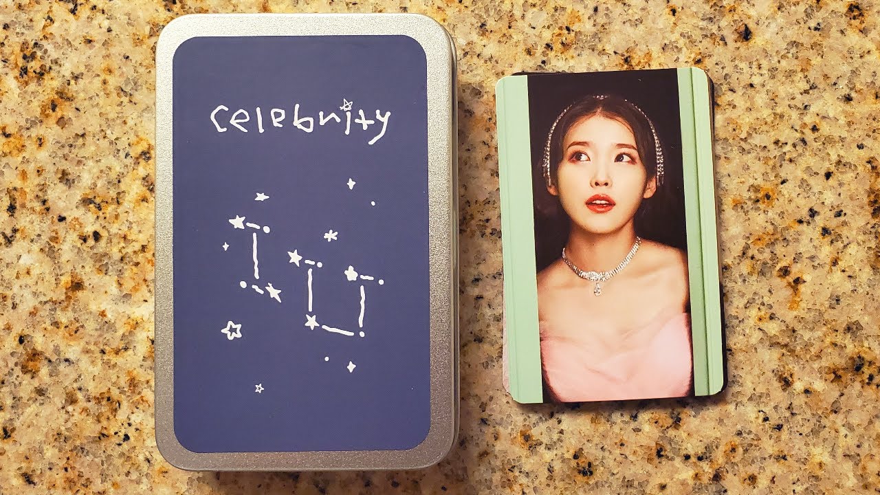 아이유 (IU) Official "Celebrity" Photocard Set Unboxing - YouTube