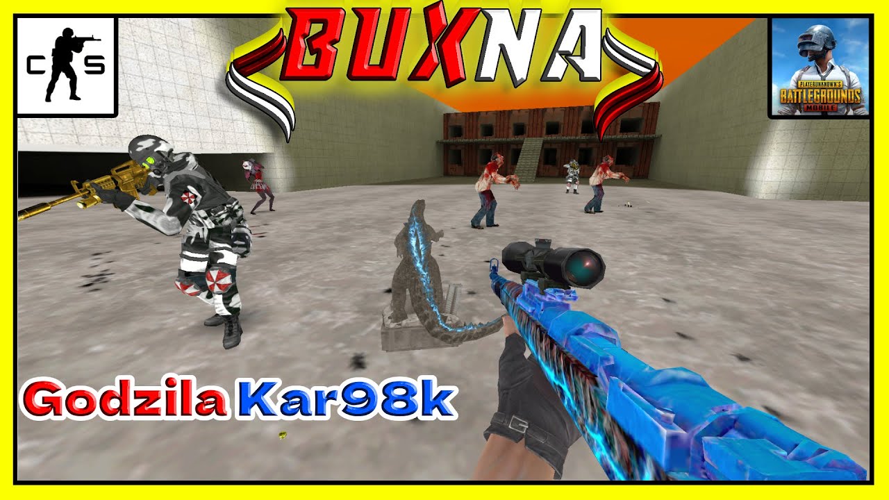 CS 1.6 | Buxna Zombie | Godzila KAR98K v1.0 - YouTube