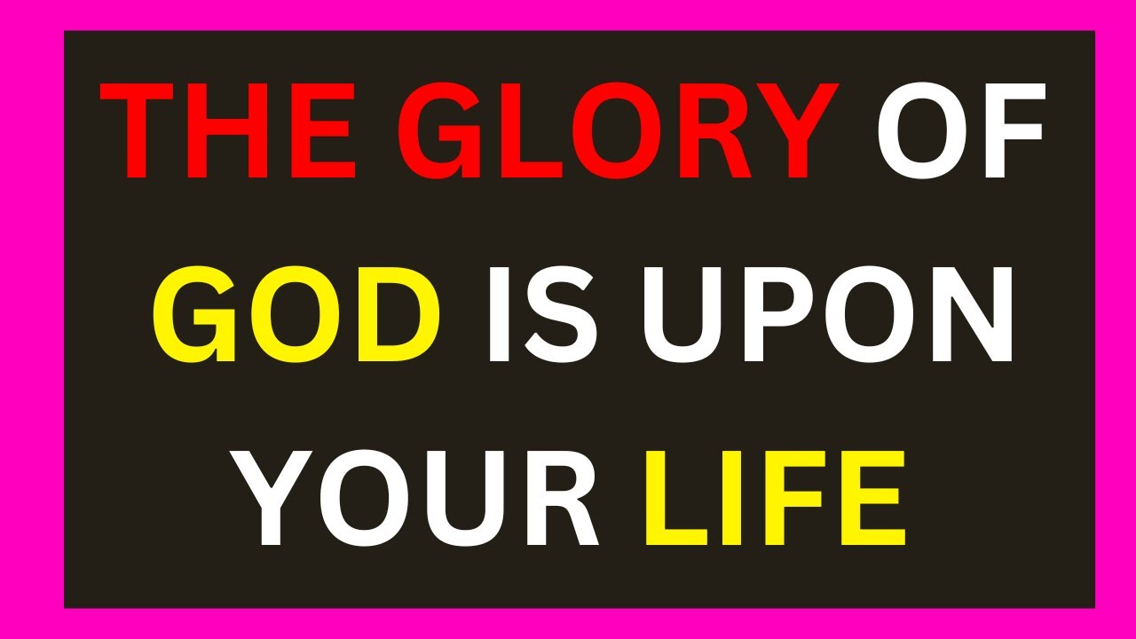 The Glory of God Is Upon You to Bring Freedom - YouTube
