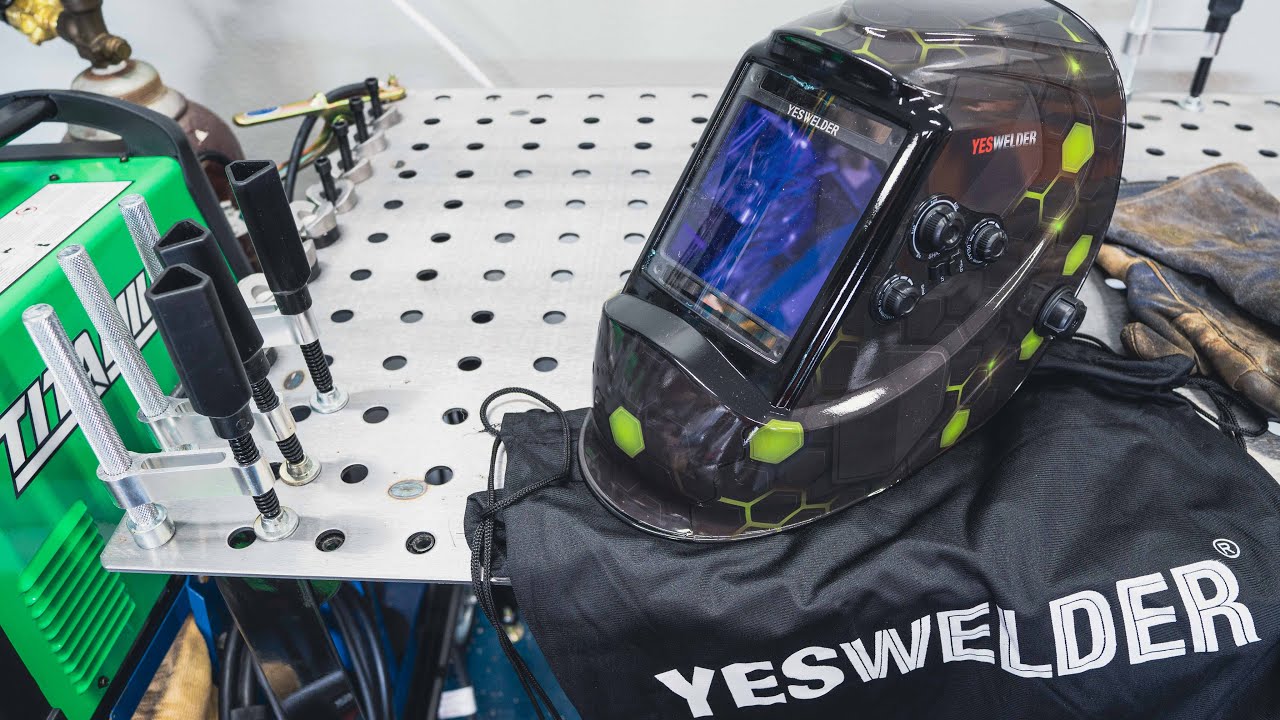 YesWelder helmet, Klutch Welding table, & Titanium Mig 170 Welder ...