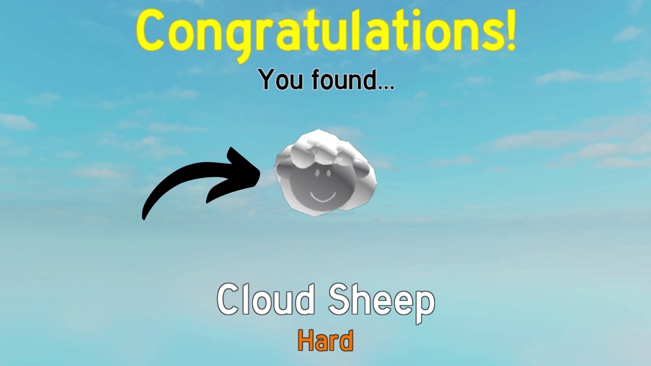 How To Get Cloud Sheep in Find The Sheep | Roblox - YouTube