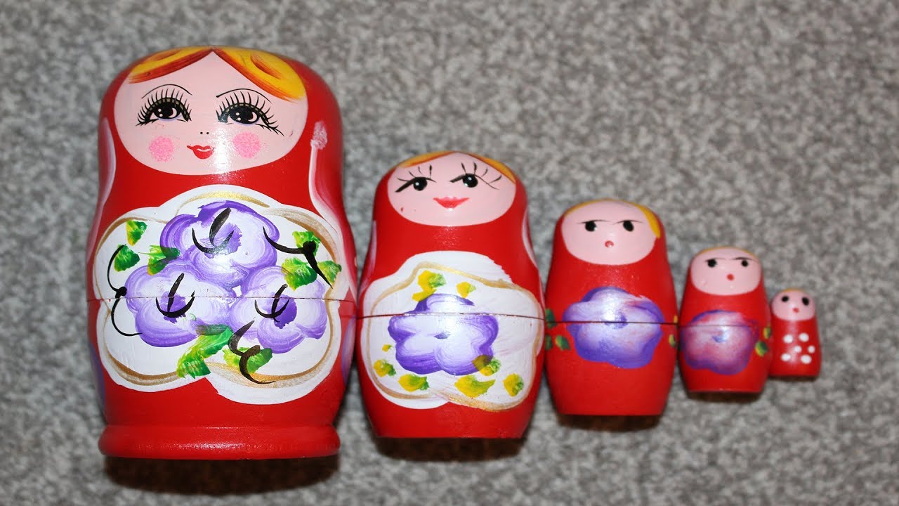Russian Matryoshka Nesting Dolls! - YouTube