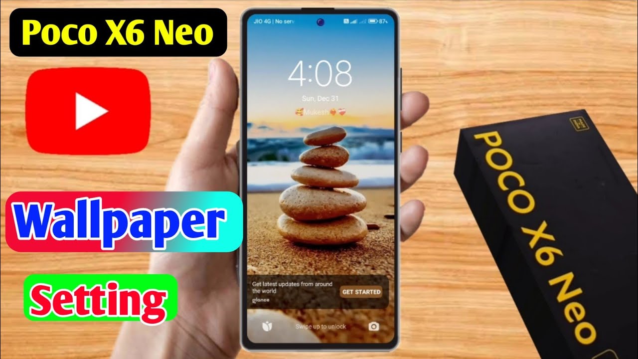 how to change lock screen wallpaper in poco x6 neo, poco x6 neo change ...