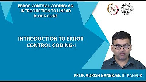 An introduction to linear block code - YouTube