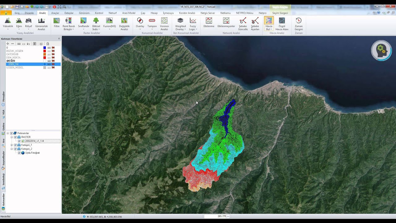 Havza Analizi | NETCAD - YouTube