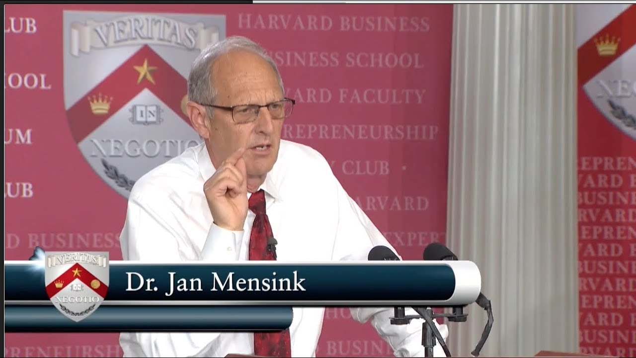 Dr Mensink speaks at Harvard Business School - YouTube