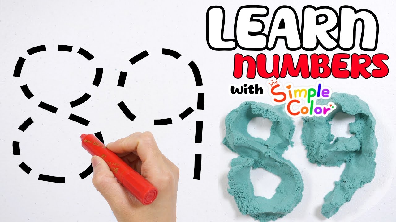 Learn numbers from 81 to 90 with the simplecolor channel | Learn ...