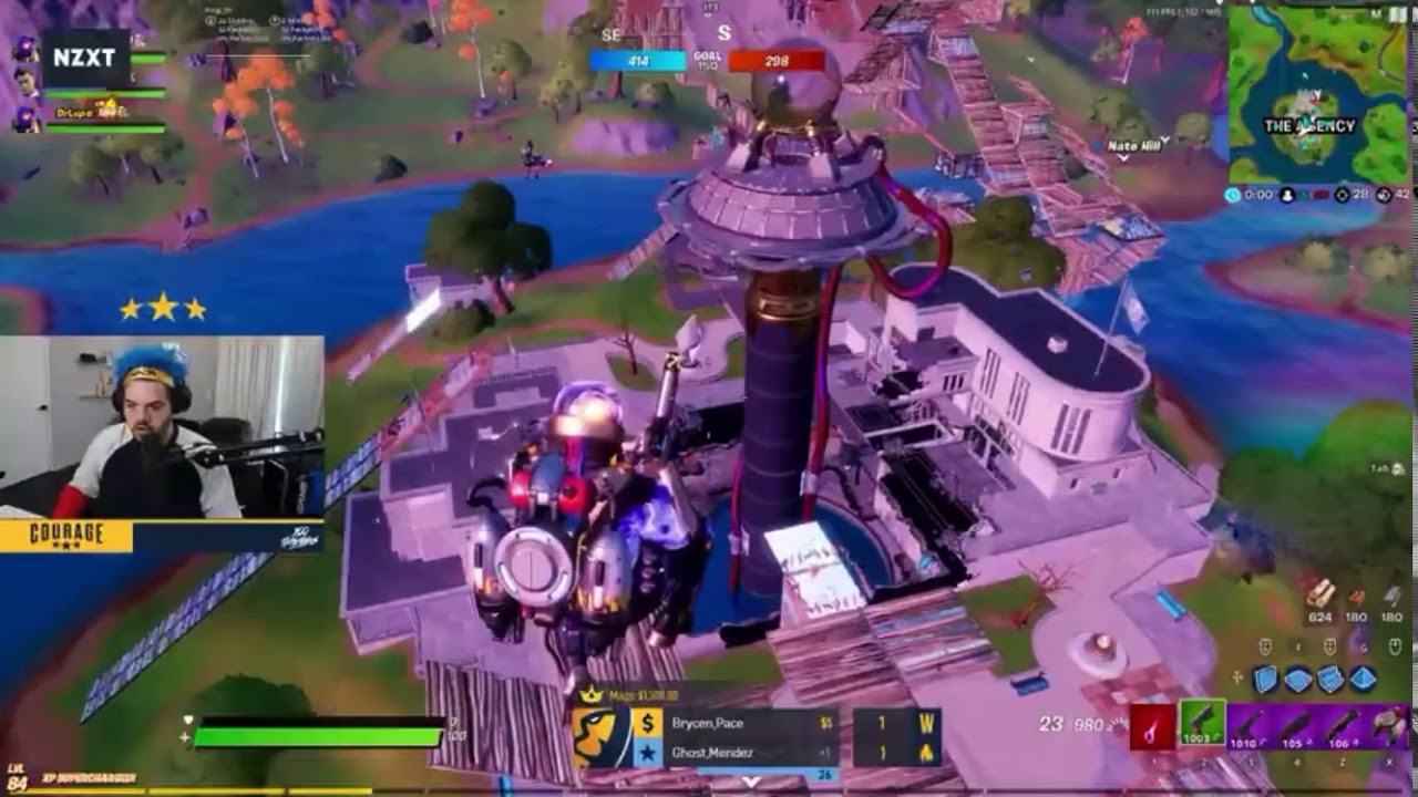 CouRage reacts to Fortnite event - YouTube