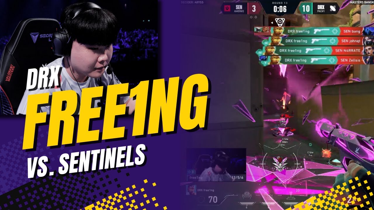 DRX Free1ng Crazy Pistol ACE Against SEN | VCT Masters Bangkok 2025 ...