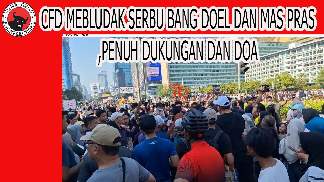 WARGA JAKARTA ANTUSIAS SERBU PRAMONO RANO DI CFD - YouTube
