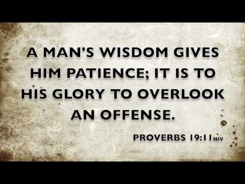 proverbs 19:11 take revenge? - YouTube