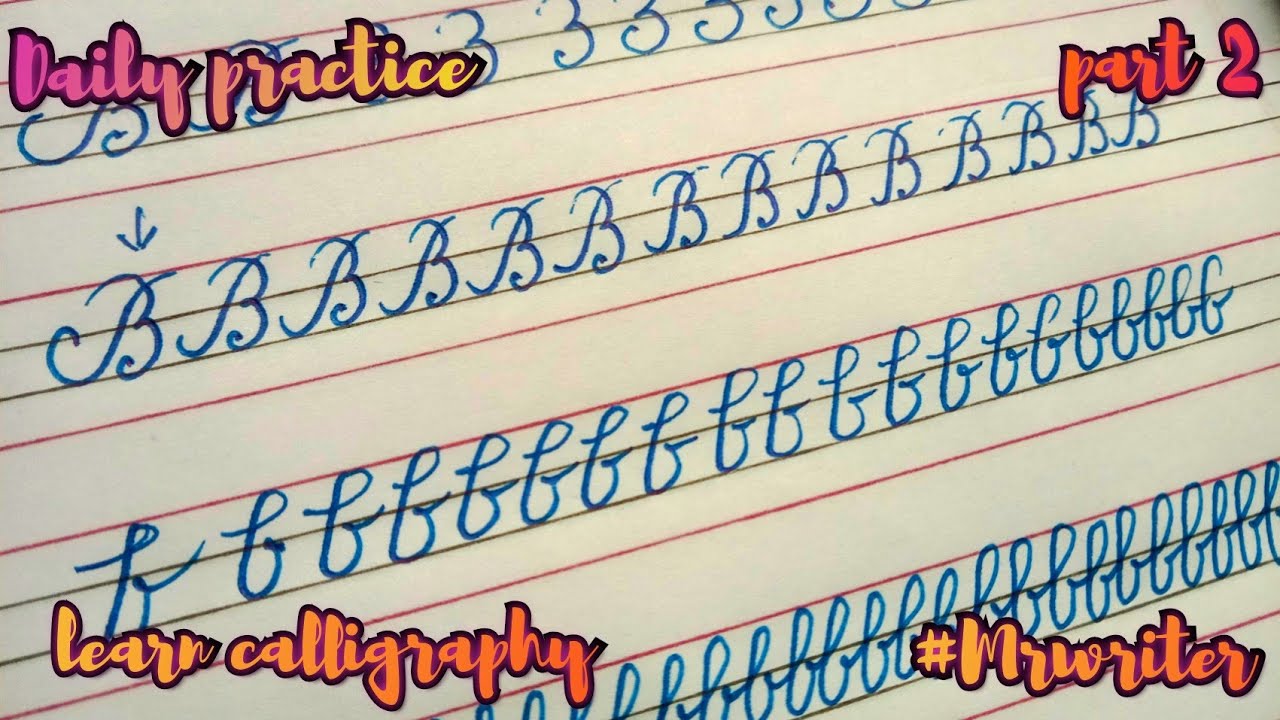 Daily practice|To improve handwriting|learn calligraphy font writing ...