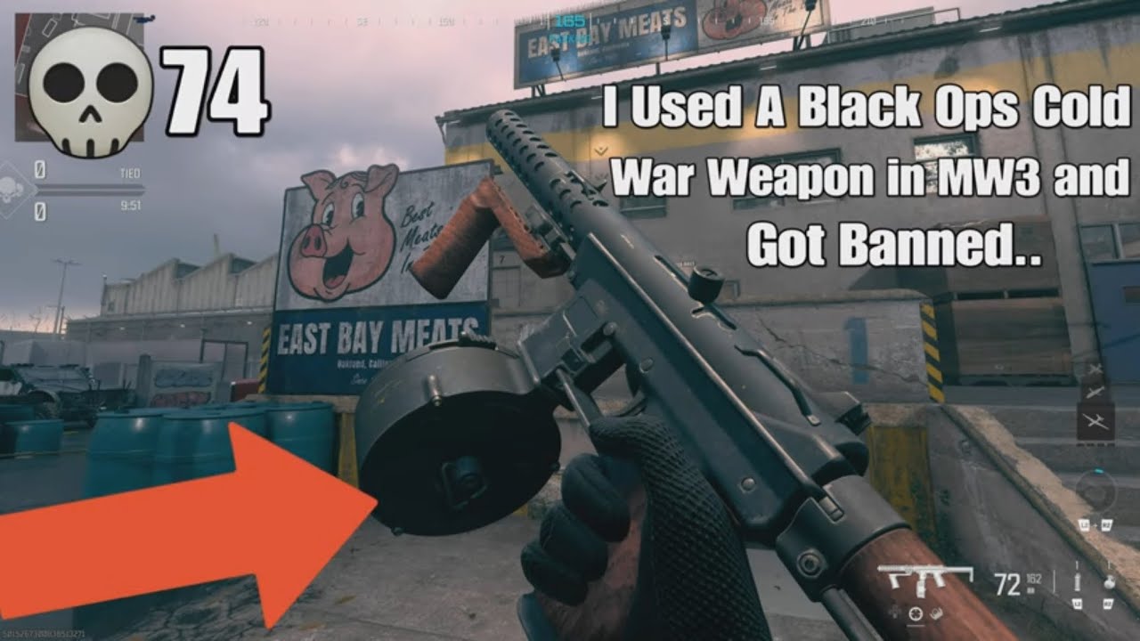 I Used A Black Ops Cold War Weapon in MW3 and Got Banned😮 74 Kill TEC-9 ...