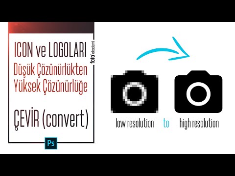 Icon ve Logoları Kayıpsız Yüksek Çözünürlüklü Hale Çevirin! (Convert Low to High Resolution)