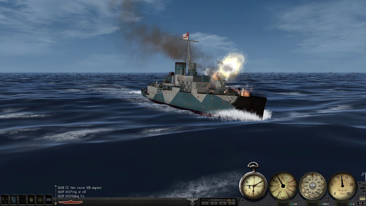 Silent Hunter 3 sinking the biggest convoy ever (Its Massive) - YouTube