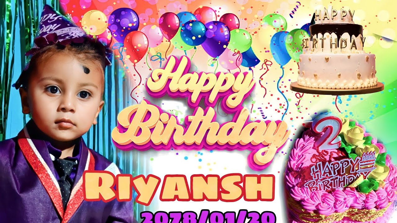 Happy Birthday Riyansh | Happy Birthday Riyansh Babu | Happy Birthday ...
