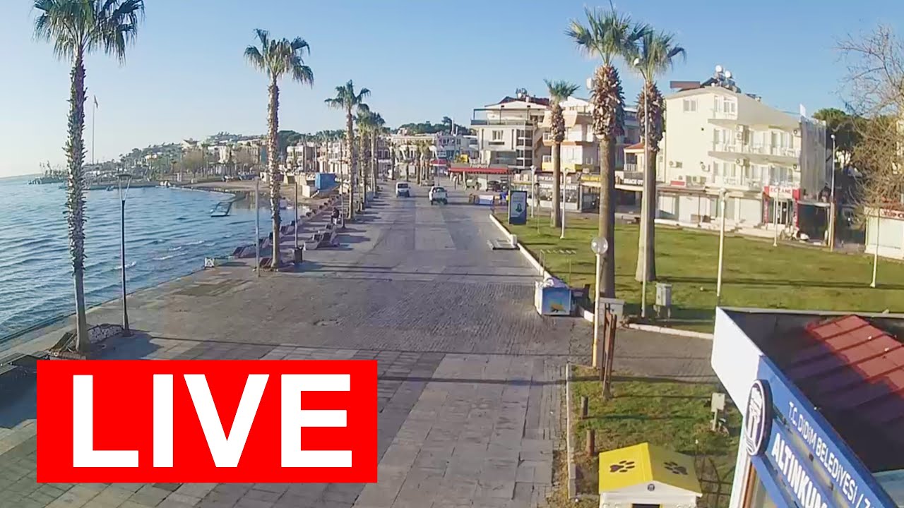 Didim Live camera. Altinkum Beach 25.12.2023 #didim #turkey #livestream ...