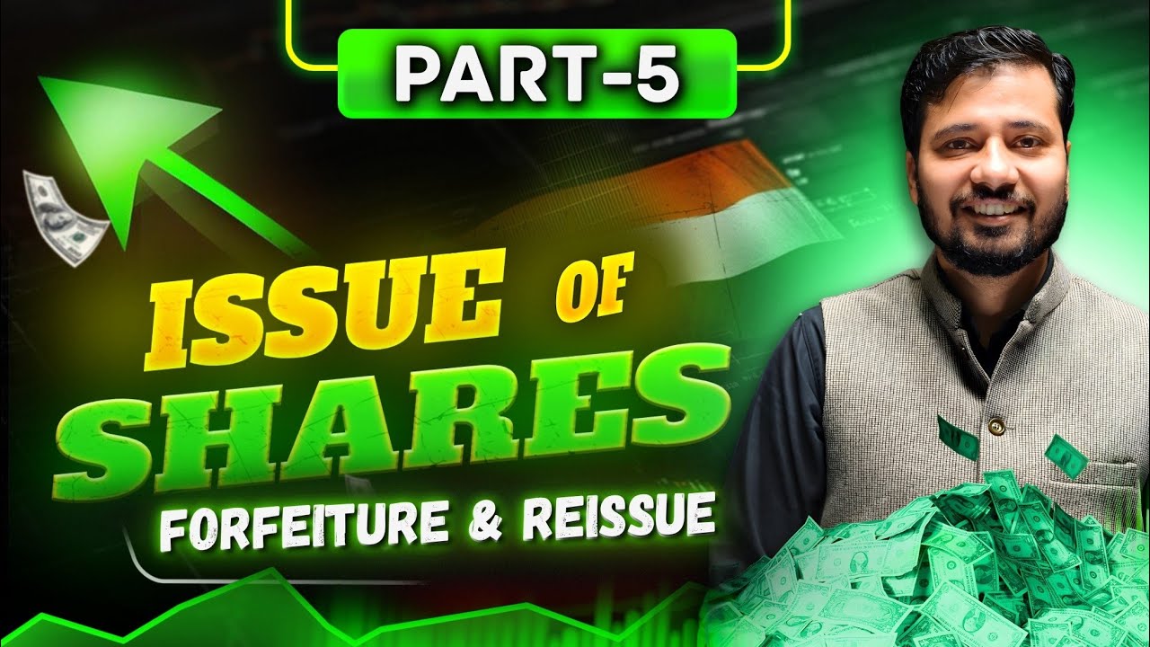 Forfeiture & Reissue of Shares Class 12 | A to Z Concept with Example ...