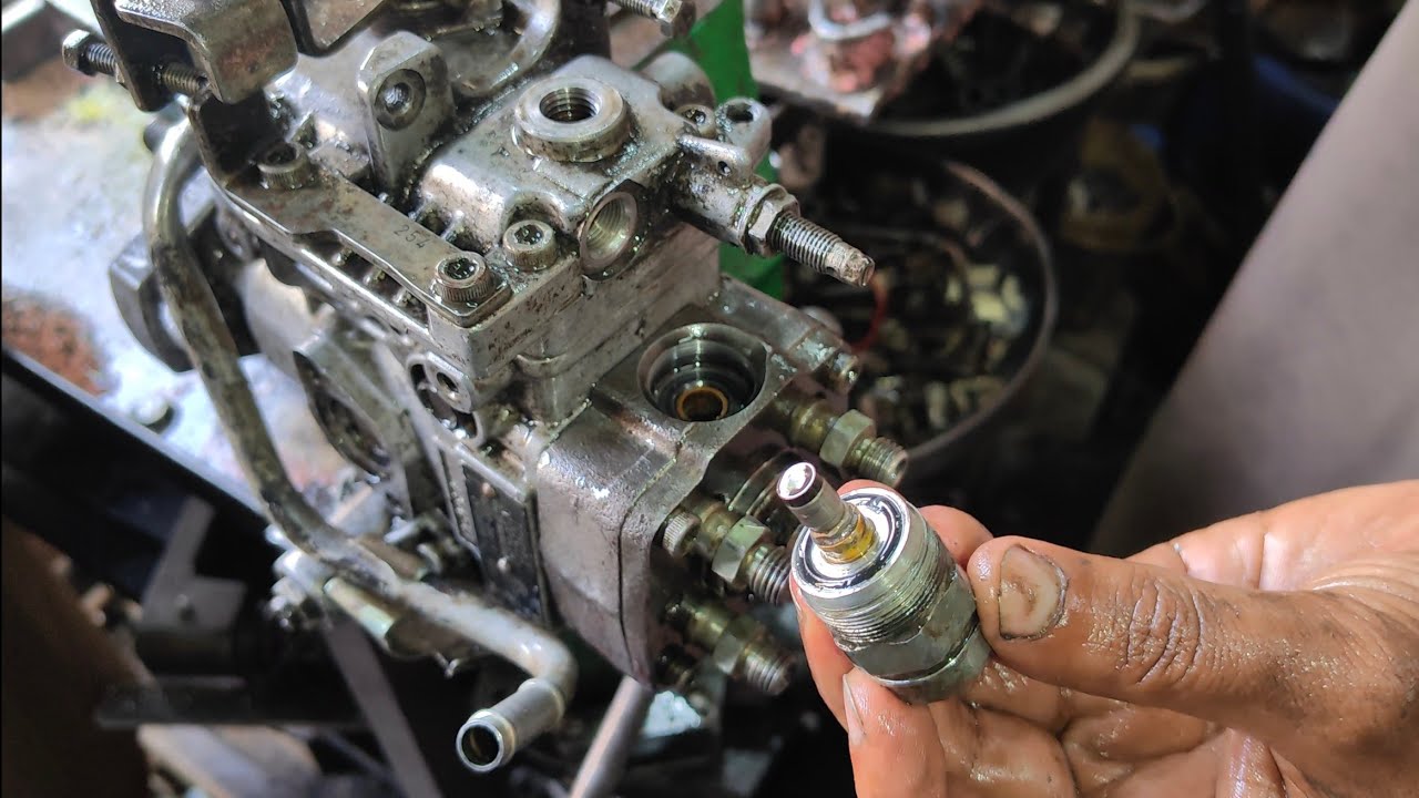 how to diesel pump solenoid fitting - YouTube