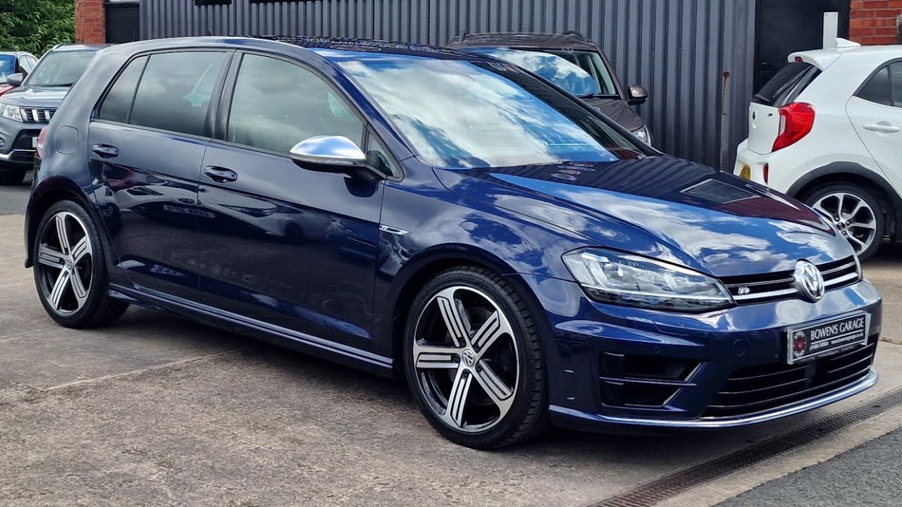 2014 (64) Volkswagen Golf R 2.0 TSi DSG 4Motion 5Dr in Night Blue. 30k ...
