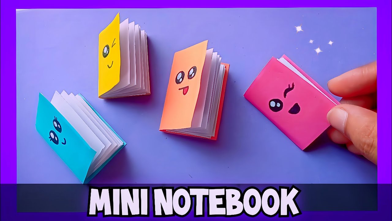 Mini Notebook / Easy craft / Paper craft ideas / craft with paper - YouTube