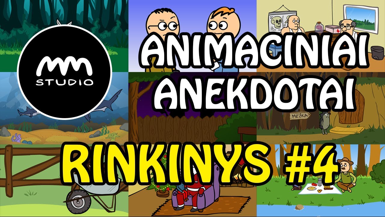 Rinkinys #4 | MMStudio Animaciniai Anekdotai - YouTube