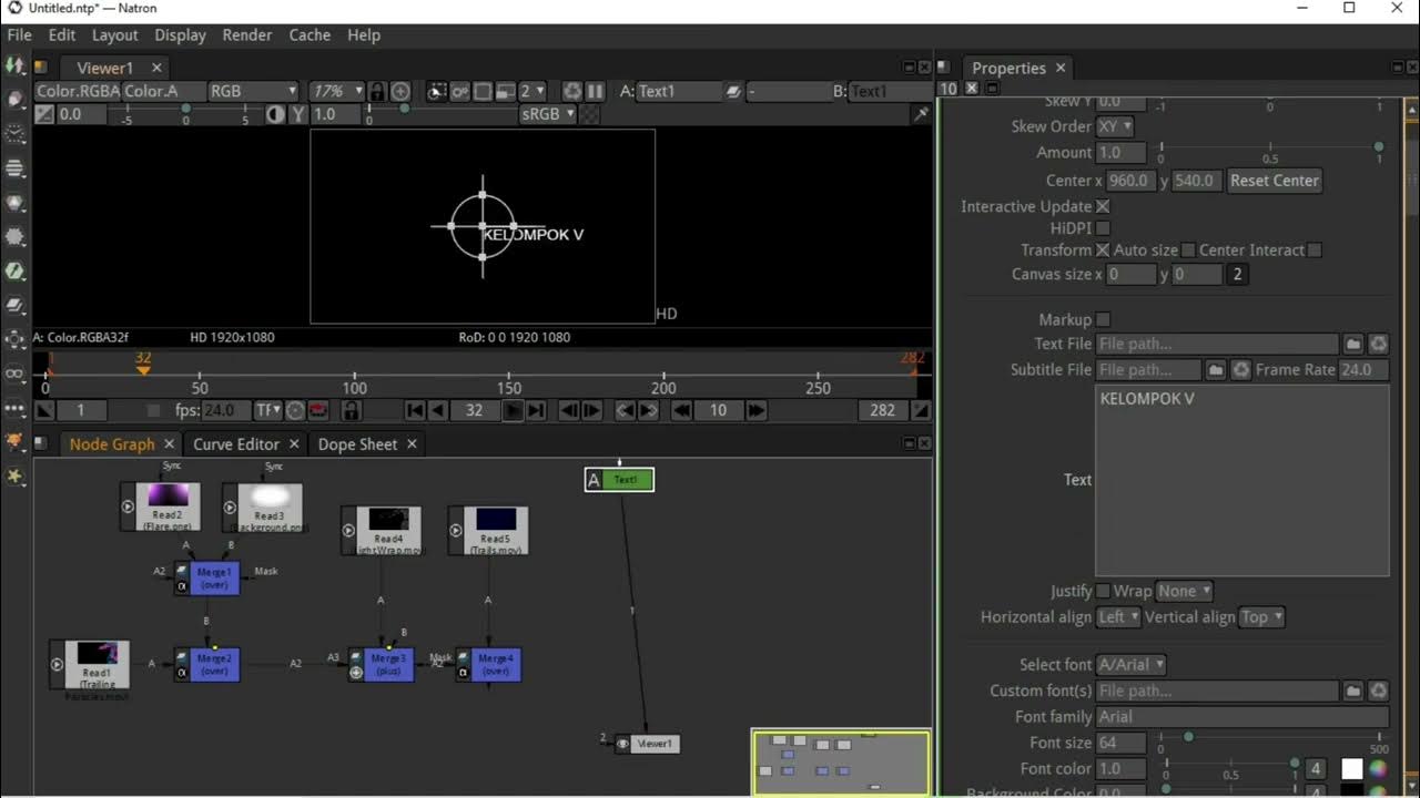 TUGAS SISTEM MULTIMEDIA KELAS E | TUTORIAL & PEMBAHASAN PENGGUNAAN NATRON - YouTube