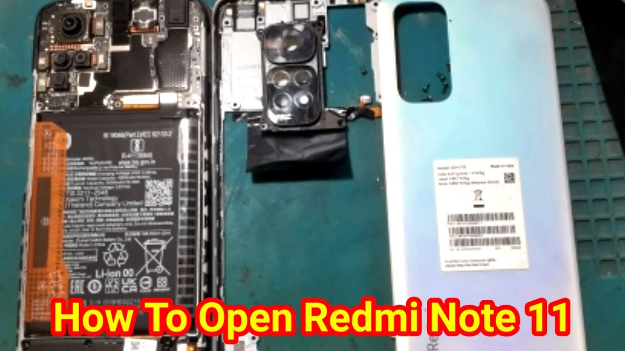 how to open redmi note 11, how to open redmi note 11 back cover, note ...