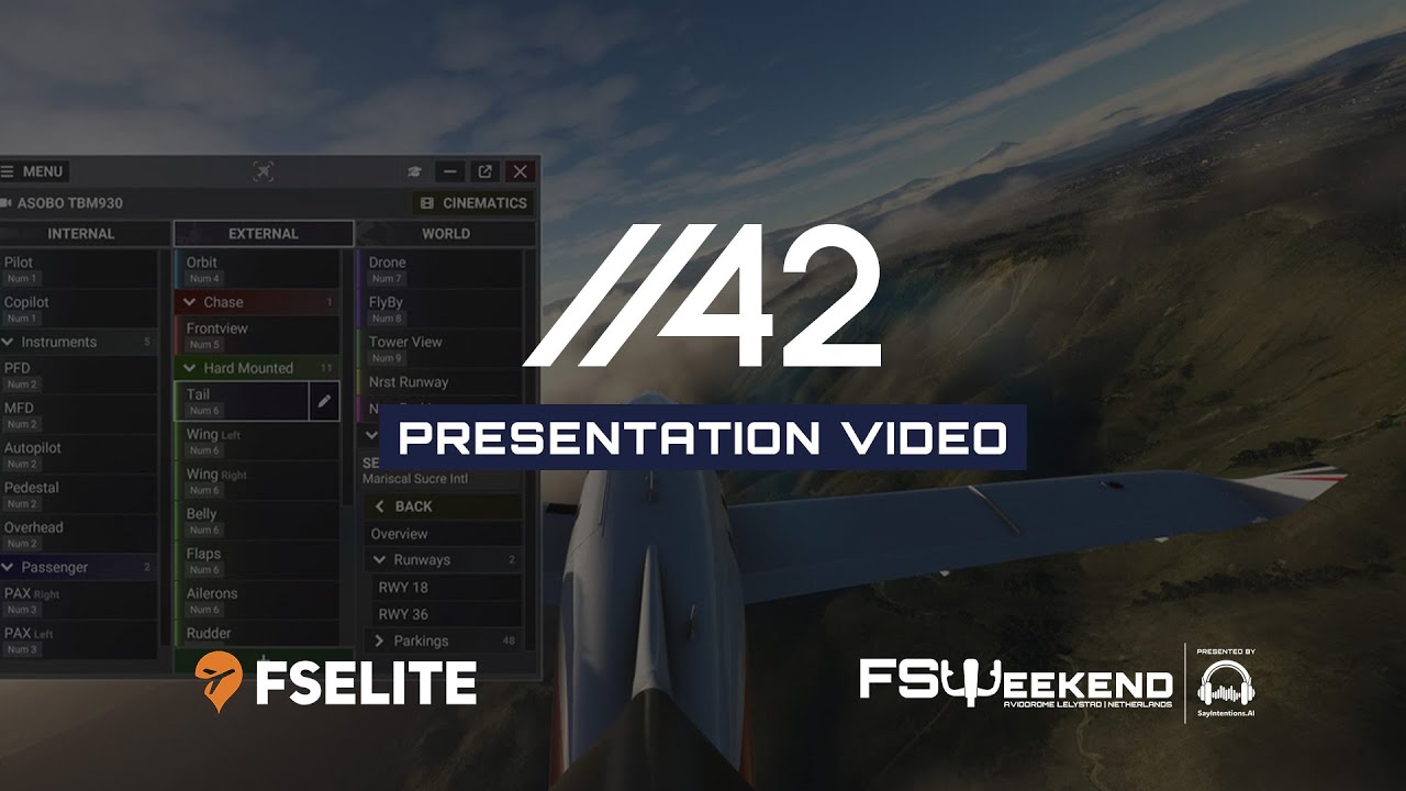 FSWeekend 2025 - Parallel 42 ChasePlane Overview Video from BRAVO ...