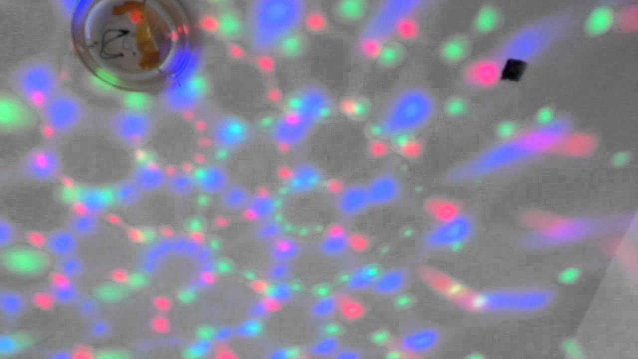 working of rotation multicolor light - YouTube
