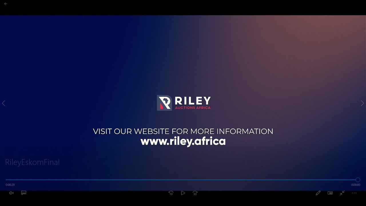 Riley Auction Africa Eskom De-Fleet Auction! Commercial Ad Design ...