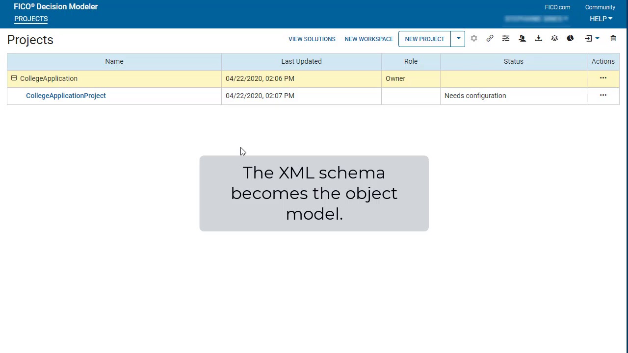 FICO® Decision Modeler: Create and Configure a Project - YouTube